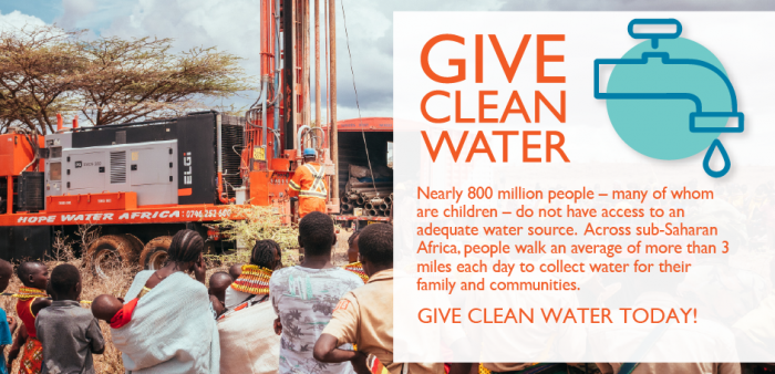Another Way to Give Water – Welcome to the Christian Relief Fund Blog